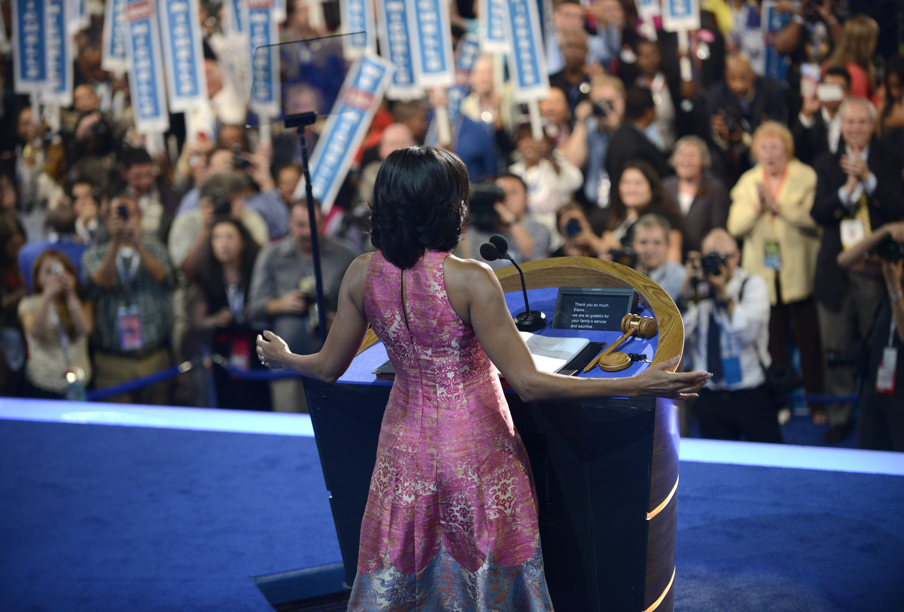 Michelle Obama tells Democratic National Convention that her husband is ...