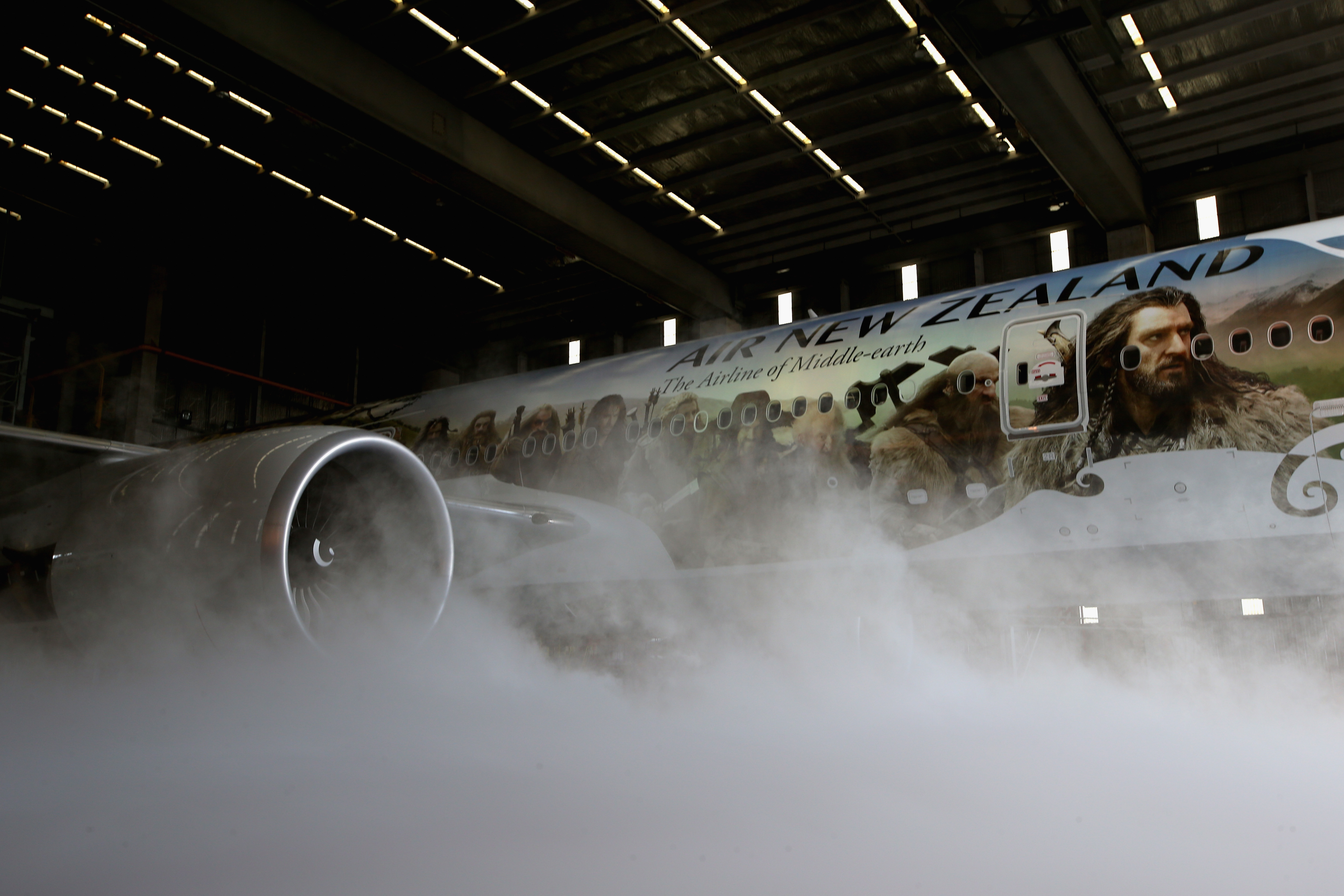 Air New Zealand unveils its giant flying Hobbit, while in-flight safety ...