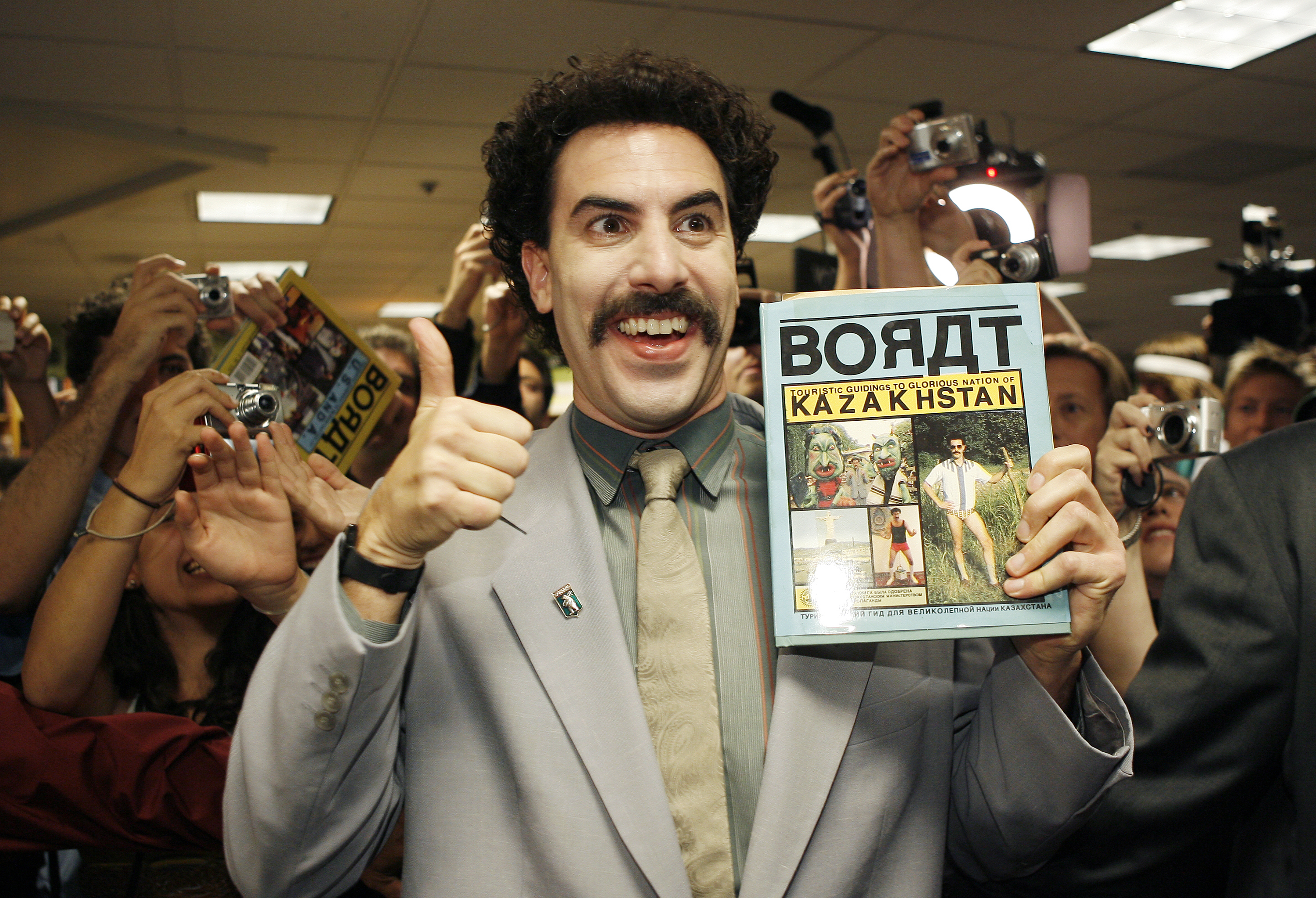 Kazakhstan demands apology for 'Borat' anthem played at Arab shooting ...