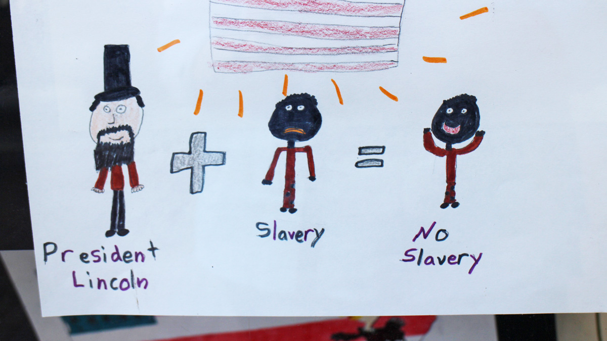 You have to see these kids' drawings that were displayed at the RNC ...
