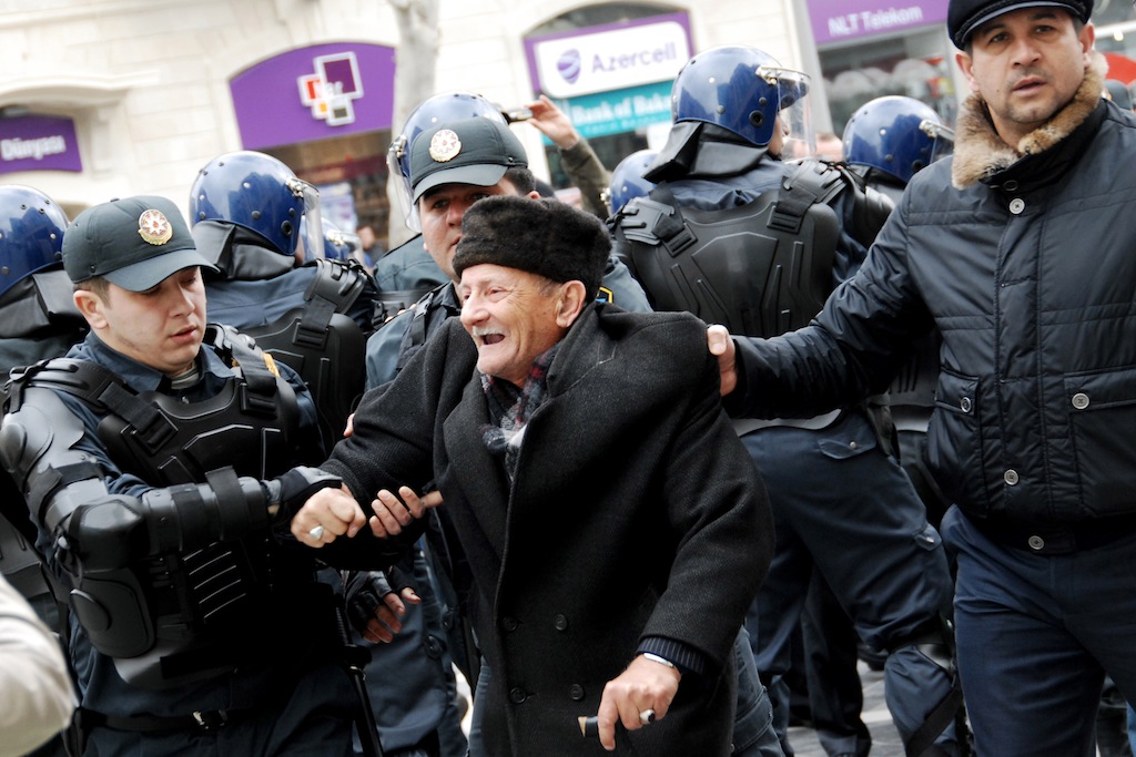 Azerbaijan: authorities crack down on anti-government protesters ...