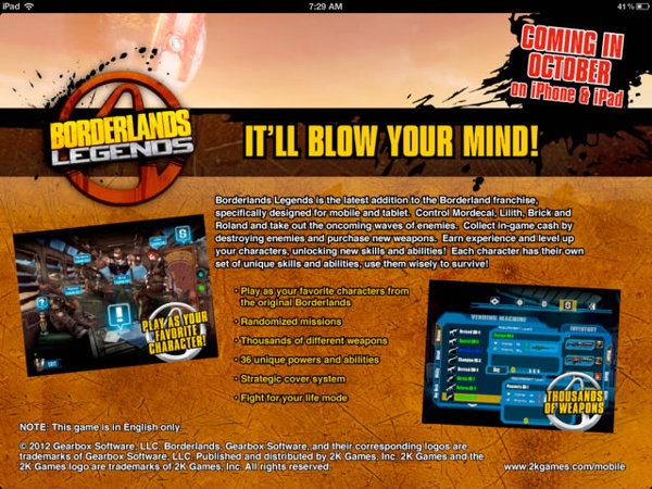 Gearbox releases Borderlands for iOS, mobile games continue to dominate ...
