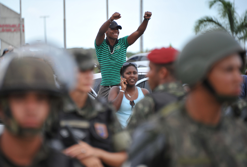 Brazilian soldiers clash with police on strike in Salvador - The World ...
