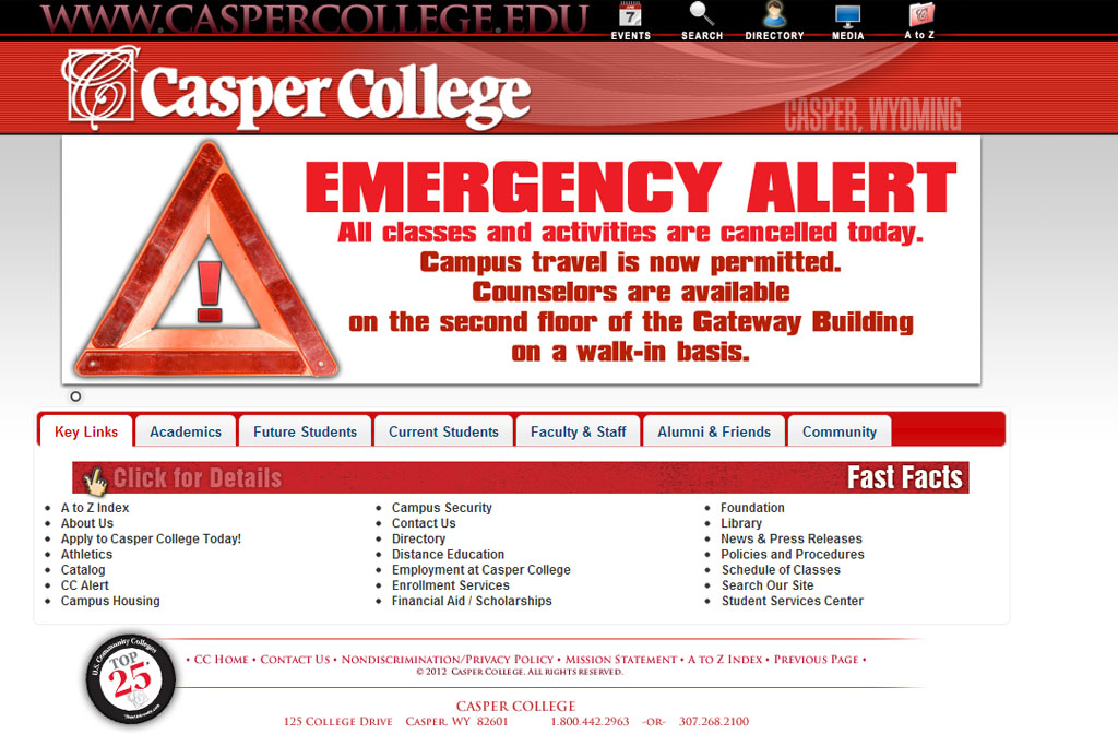 Casper College attack, possible stabbing, forces campus lockdown - The ...