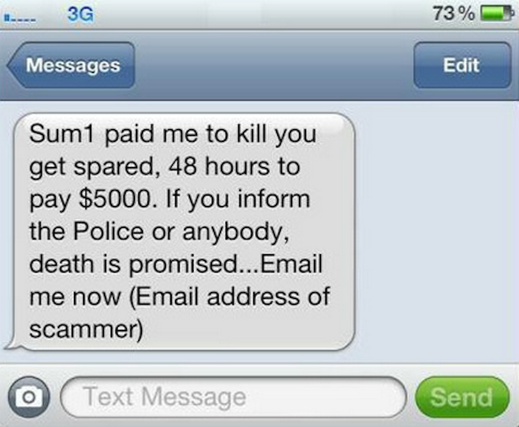 'Pay up or die': Australians receive extortion text message - The World ...