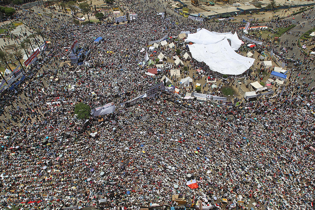 How many people fit inside Cairo's Tahrir Square? - The World from PRX