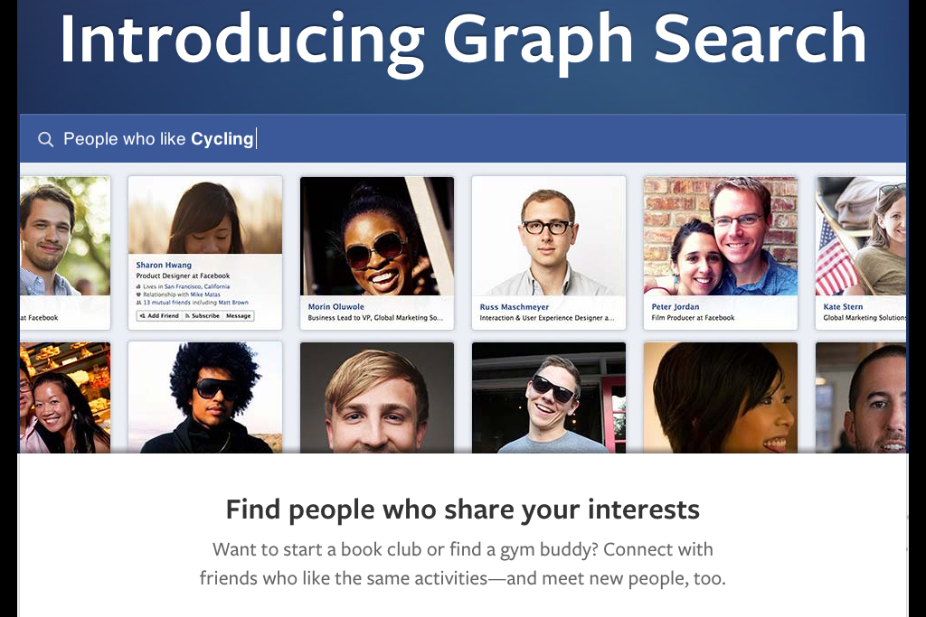 Facebook unveils Graph Search - The World from PRX