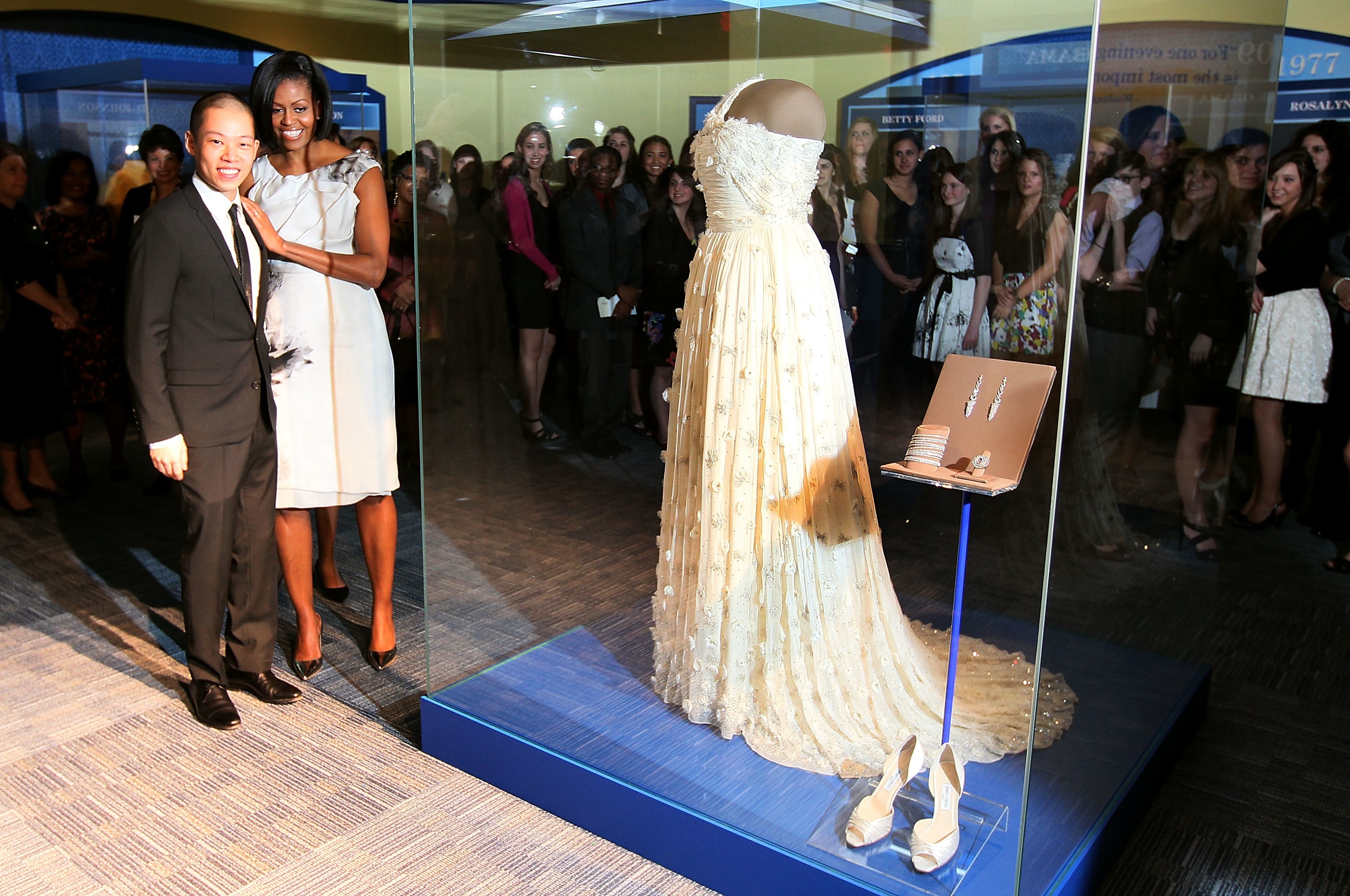First Lady Inaugural Ball gowns: Michelle wears Jason Wu again - The ...