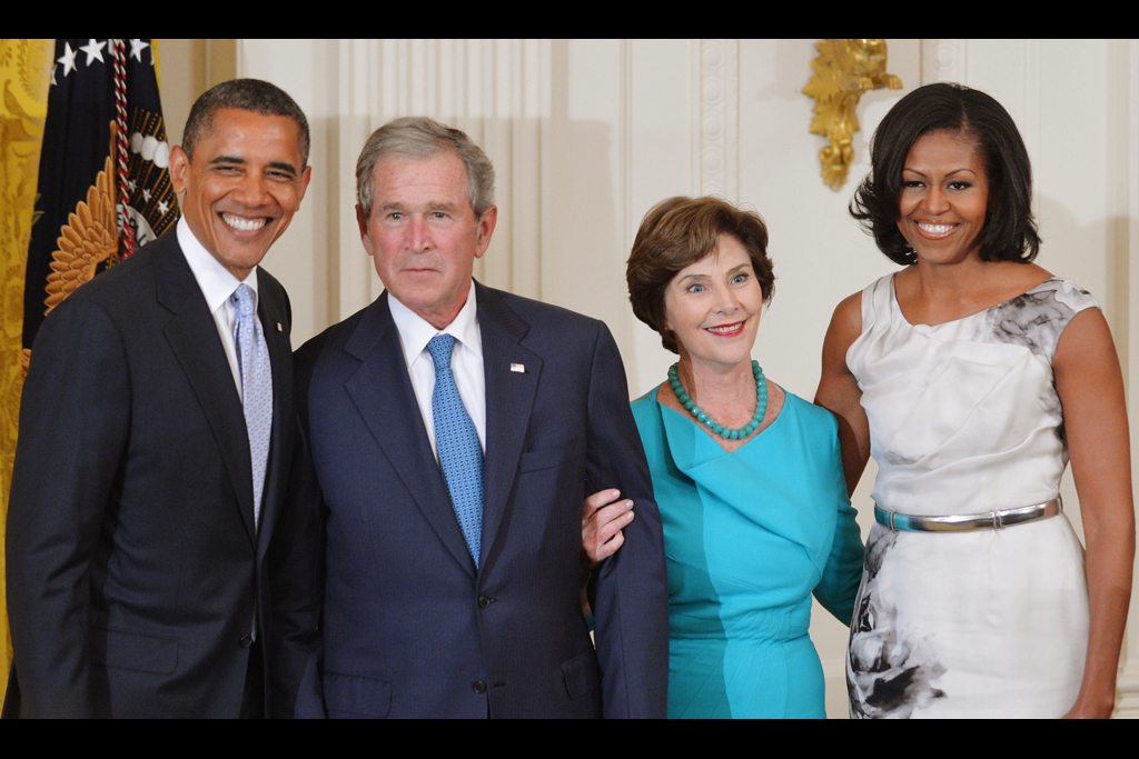George W. Bush portrait unveiled at White House - The World from PRX