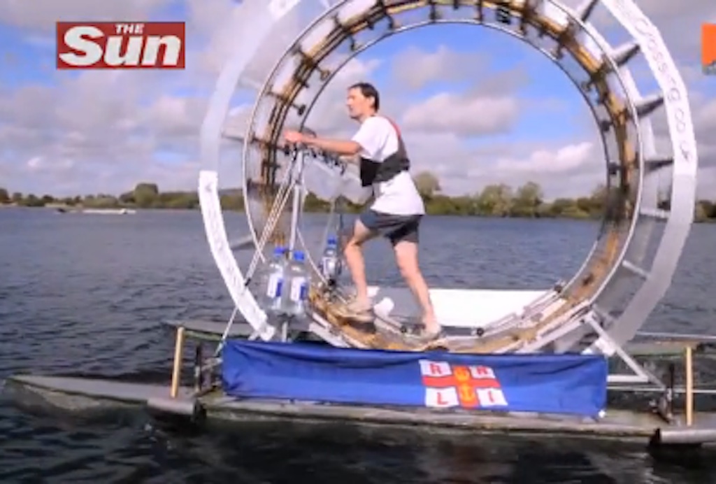 Human hamster wheel to cross Irish Sea (VIDEO) - The World from PRX