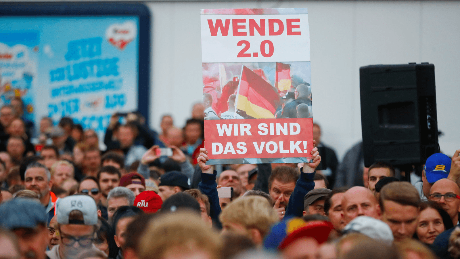 Anti-immigrant protesters chant 'Resistance!' in German city after ...