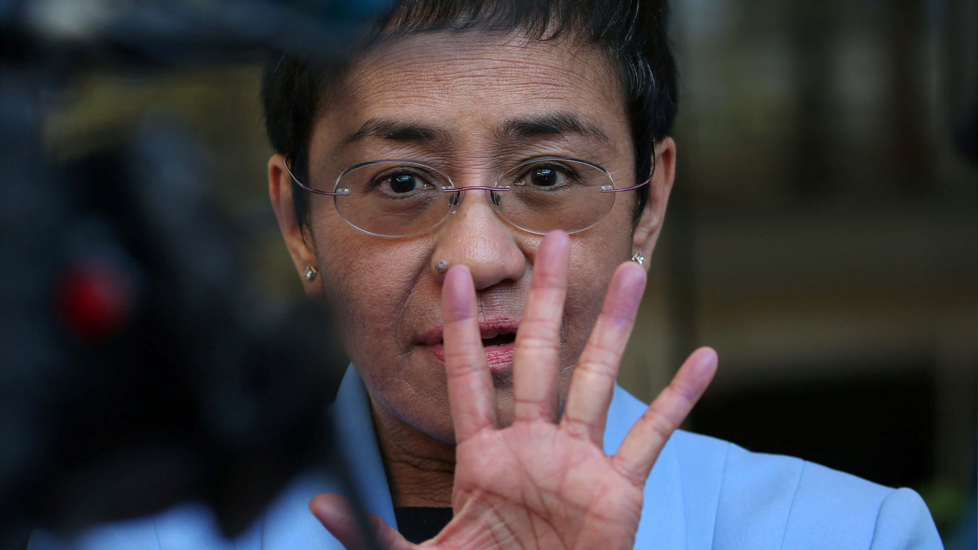 Maria Ressa says journalism is democracy's 'first line of defense' and ...