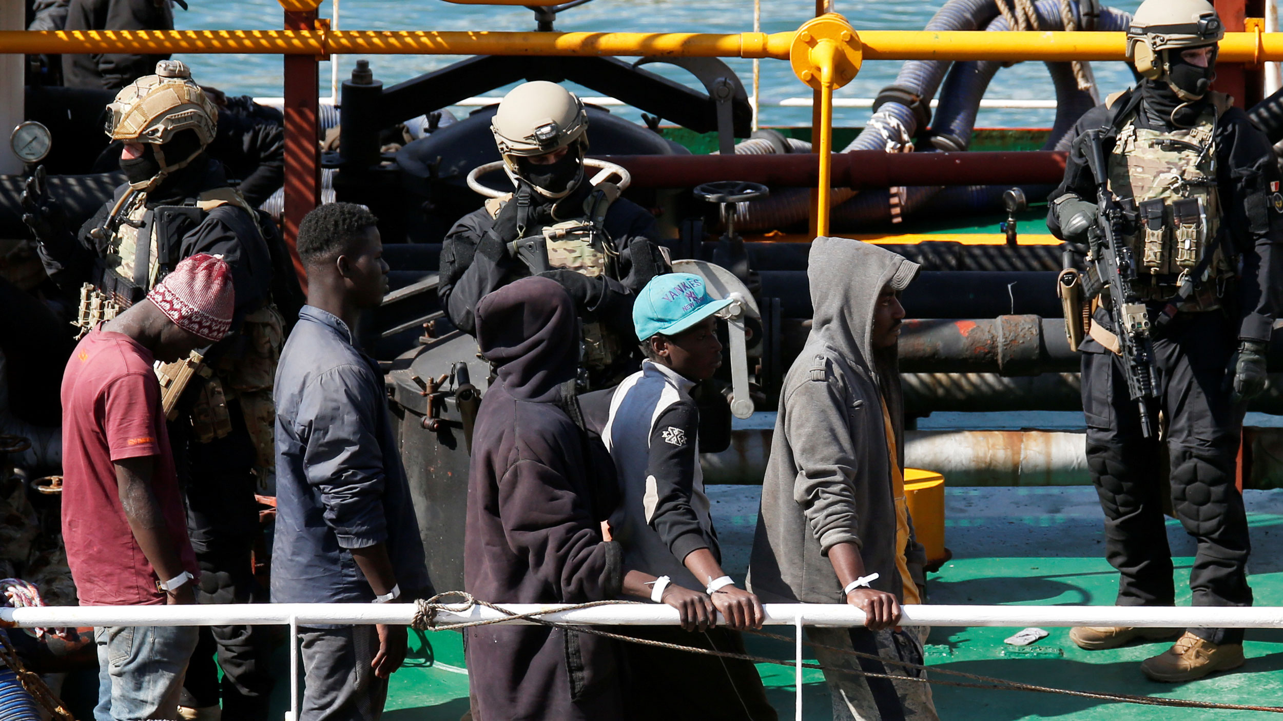 Maltese soldiers seize small tanker hijacked by migrants - The World ...