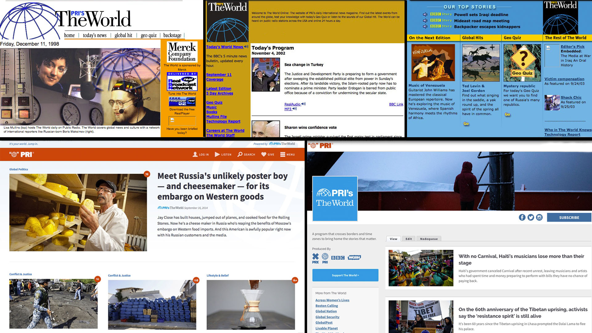 Happy 30th birthday, internet. Here is 21 years of The World's website ...