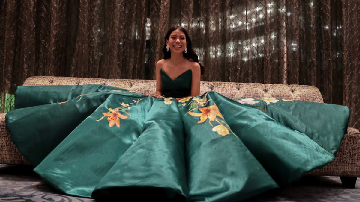 How a high school student’s hand-painted graduation dress went viral ...
