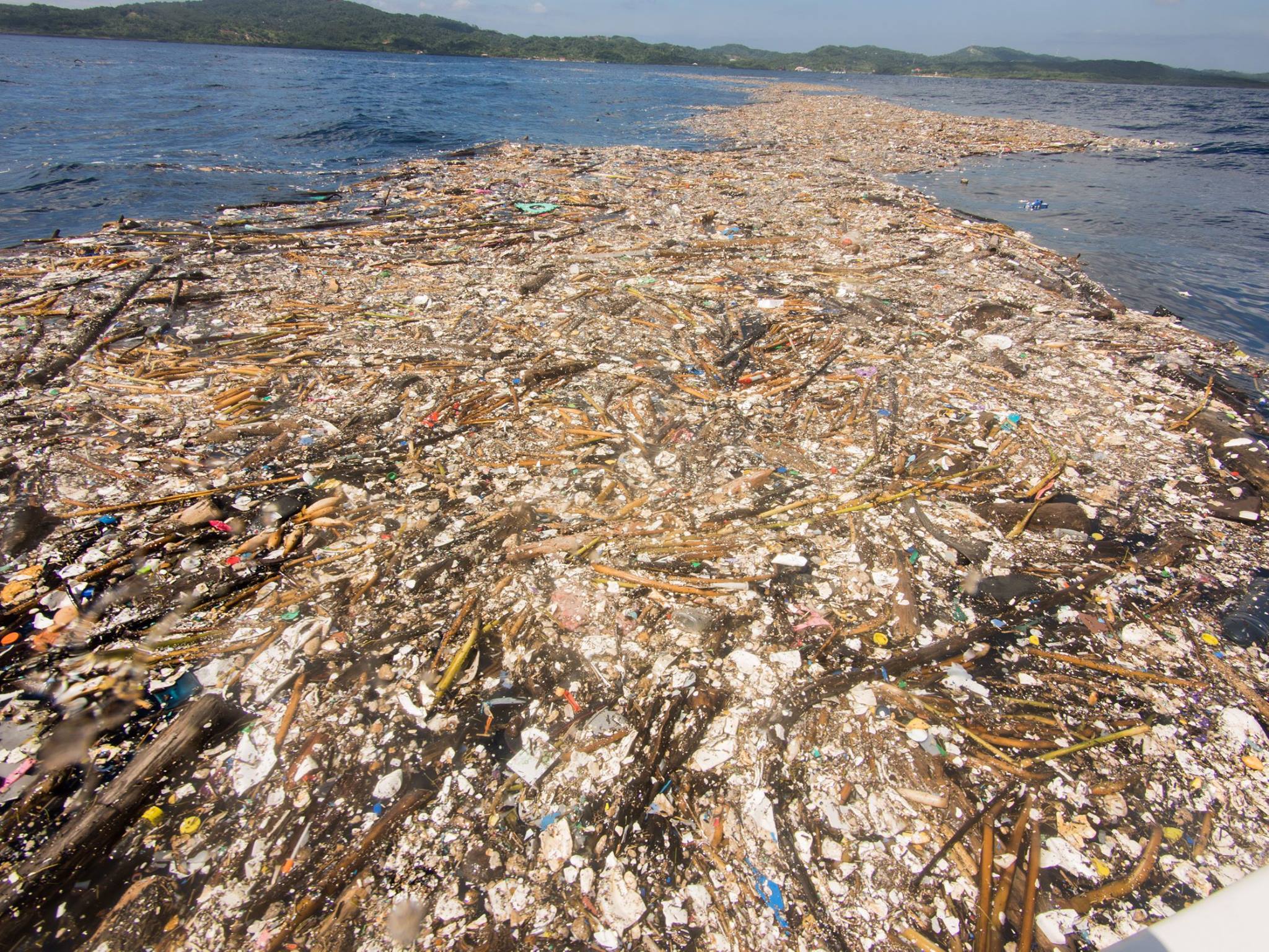 Underwater photographer captures vast garbage patch off the coast of ...