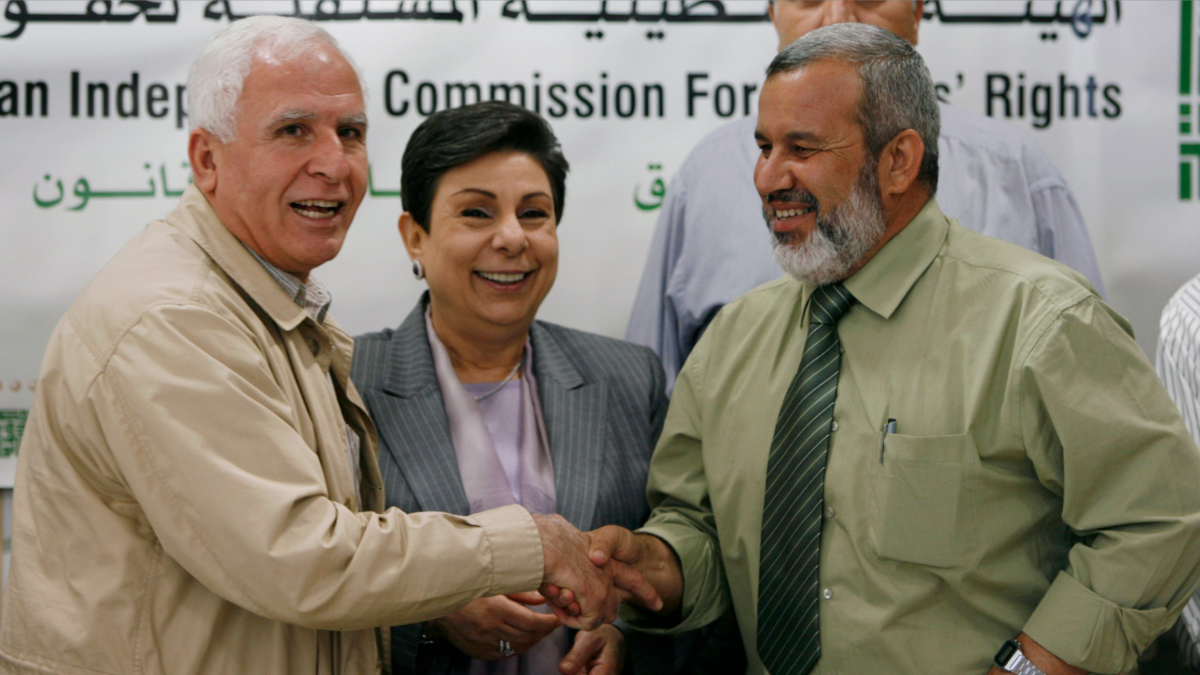 Veteran Palestinian negotiator Hanan Ashrawi is denied a visa to the US ...