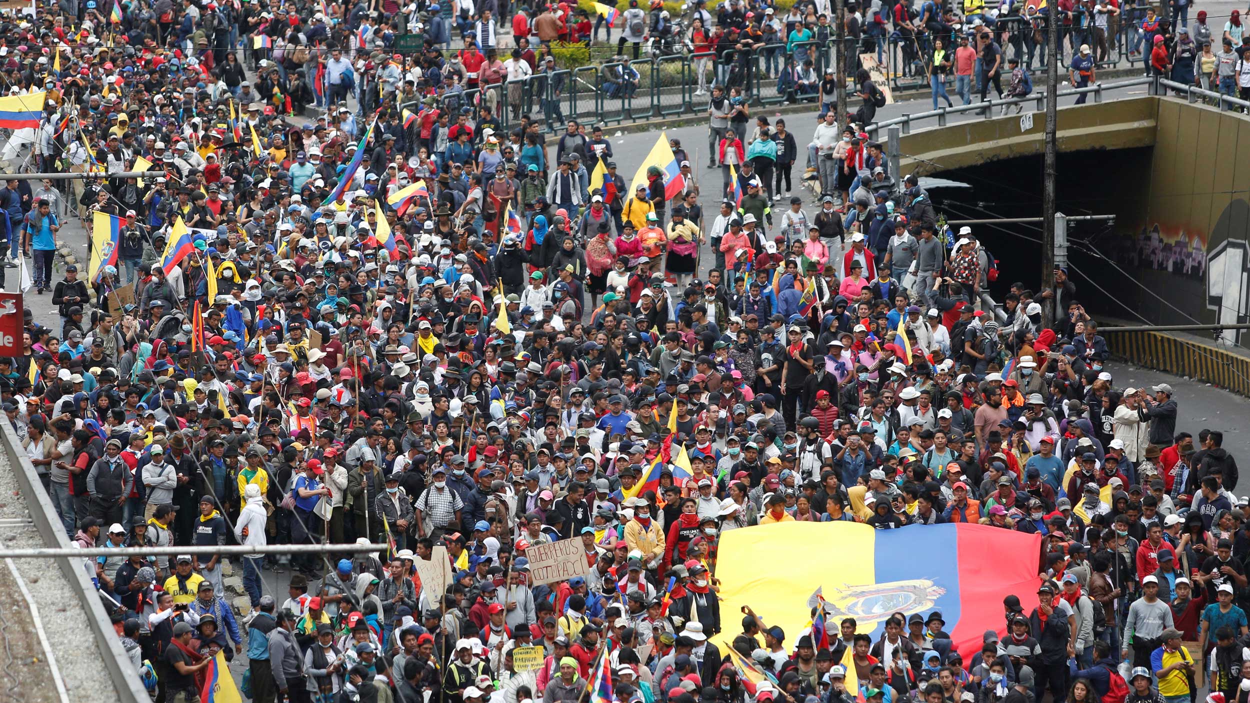 Ecuadorean protesters raise heat on defiant Moreno - The World from PRX