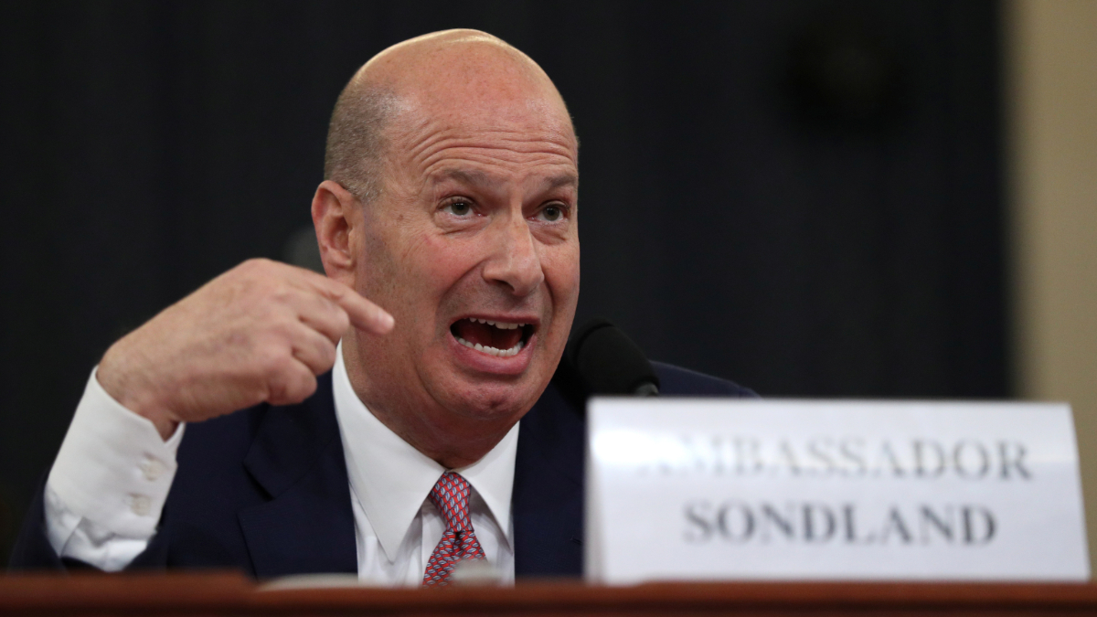 Gordon Sondland testifies in impeachment inquiry - The World from PRX