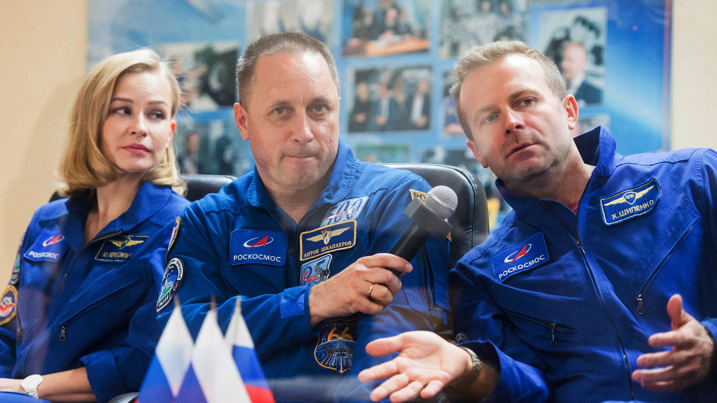 Russian film crew in orbit to make first movie in space - The World ...