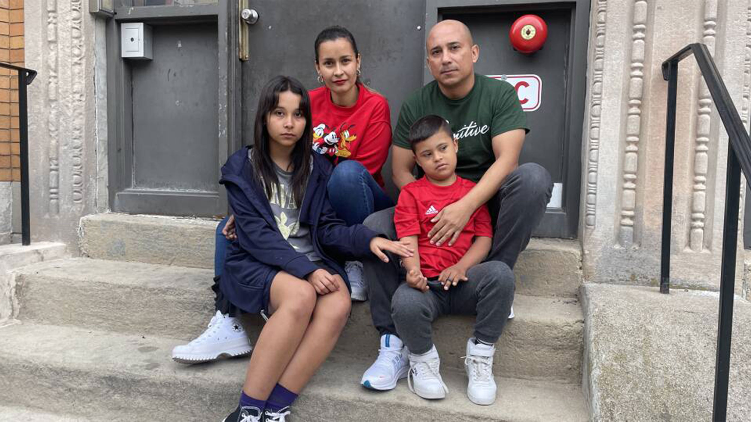 With strife behind them, a young migrant family prepares to seek asylum ...