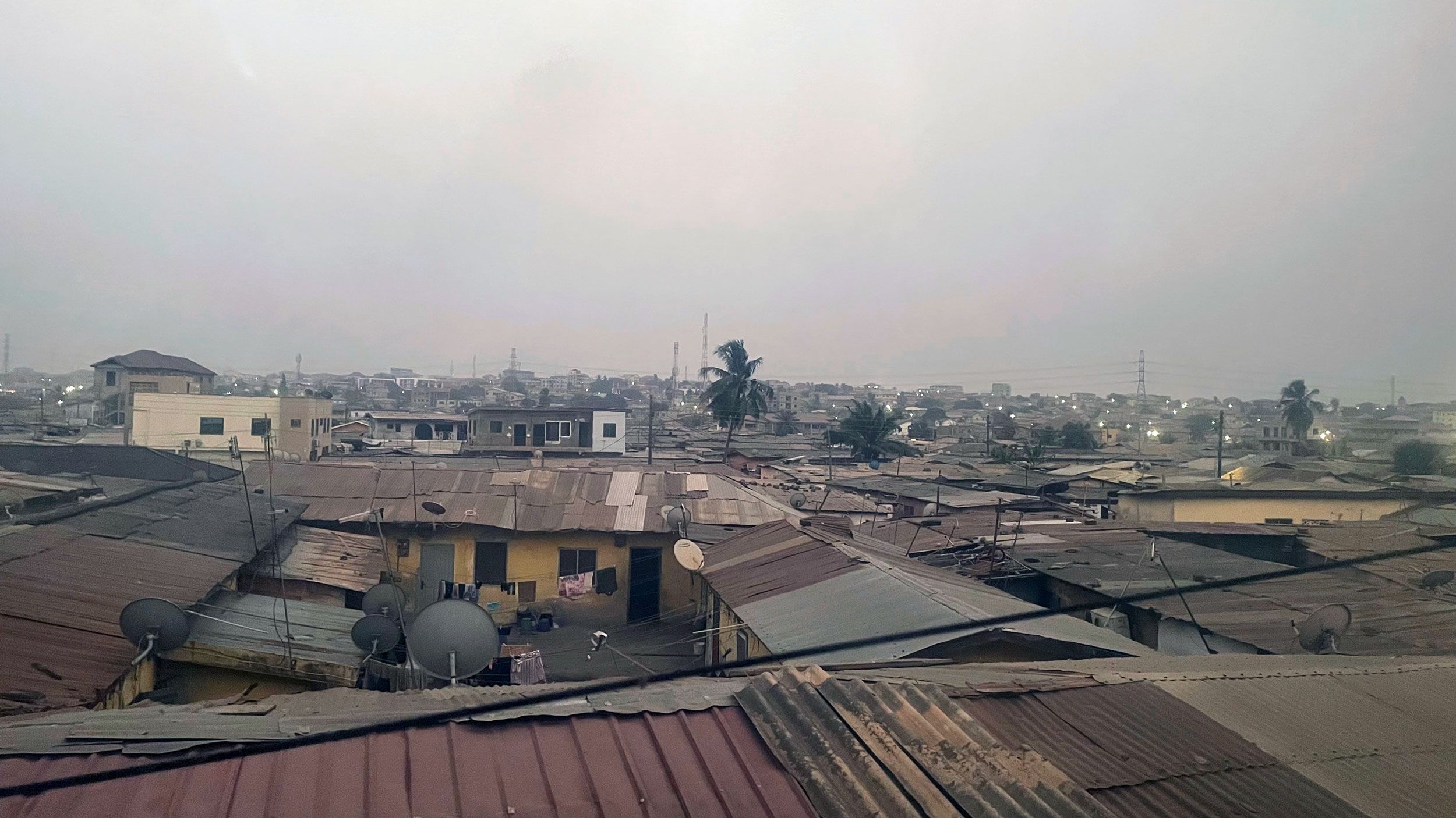 Hazy skies over Accra: Harsh harmattan season in Ghana leads to health ...