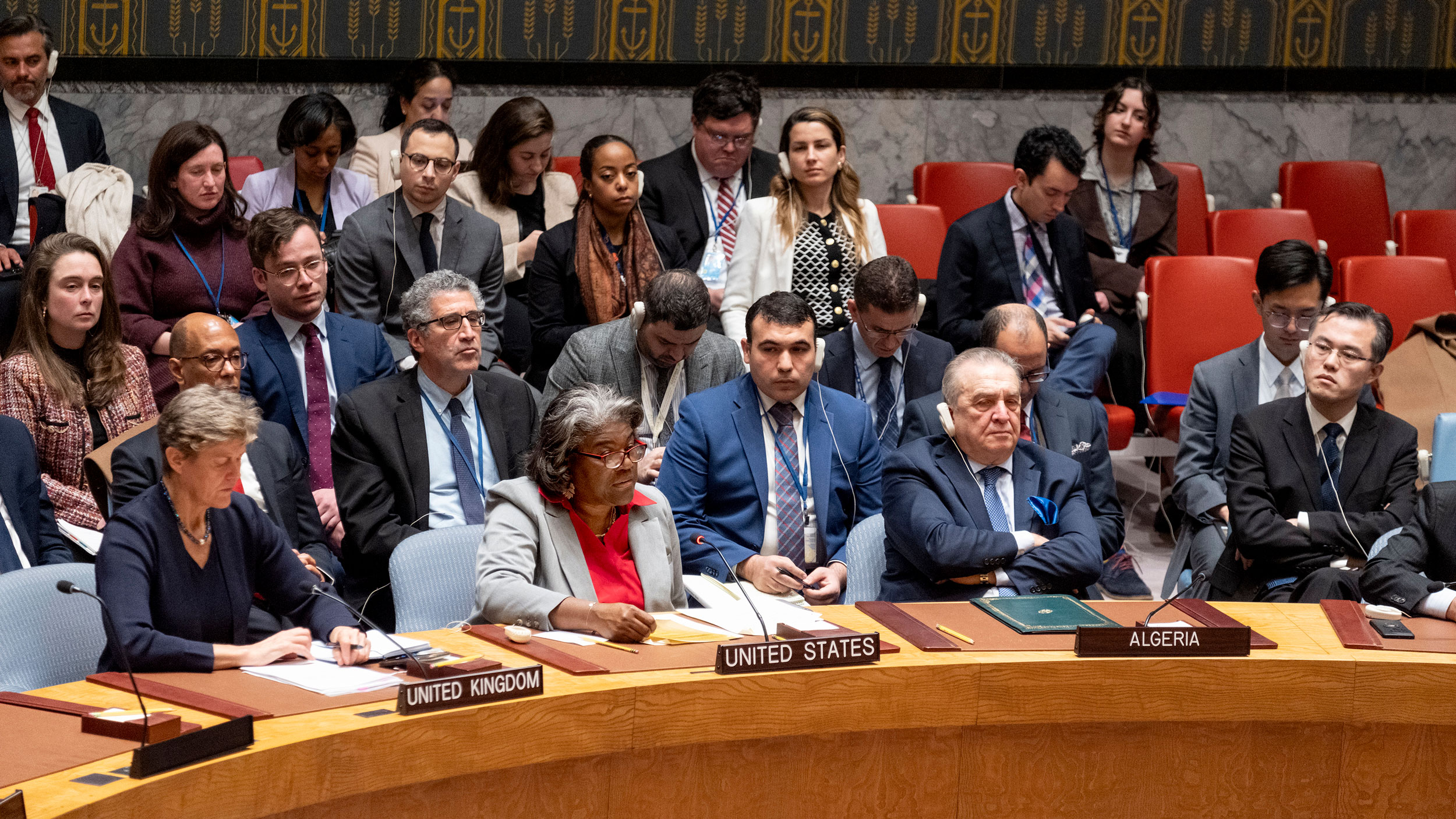 US abstains as UN Security Council demands Gaza ceasefire - The World ...