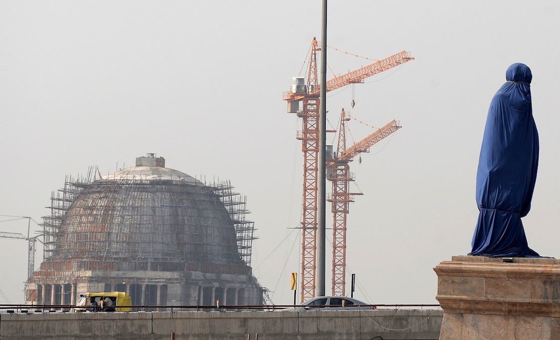 Mayawati: Cover-up ordered for all statues - The World from PRX