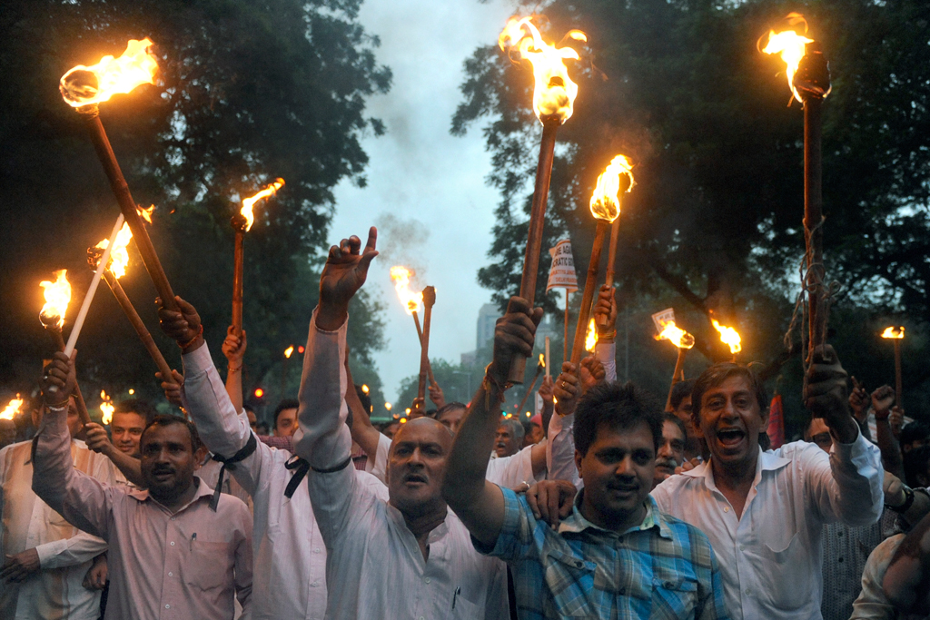 India's anti-corruption protests (PHOTOS) - The World from PRX