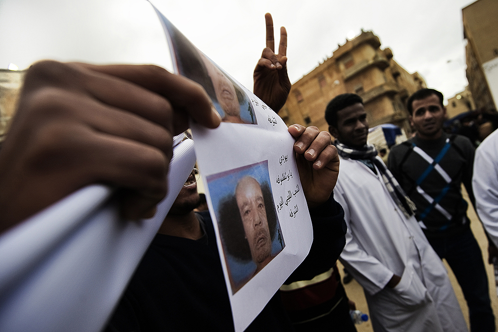 Images of a bald Gaddafi appear in Libya - The World from PRX