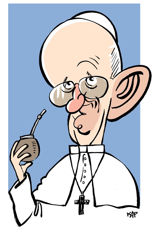Cartoon Slideshow: Satirists Welcome the New Pope - The World from PRX