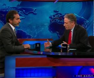 Egyptian Comedian Bassem Youssef Meets His Hero On The Daily Show - The ...