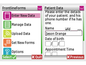 Data collection via mobile phone - The World from PRX