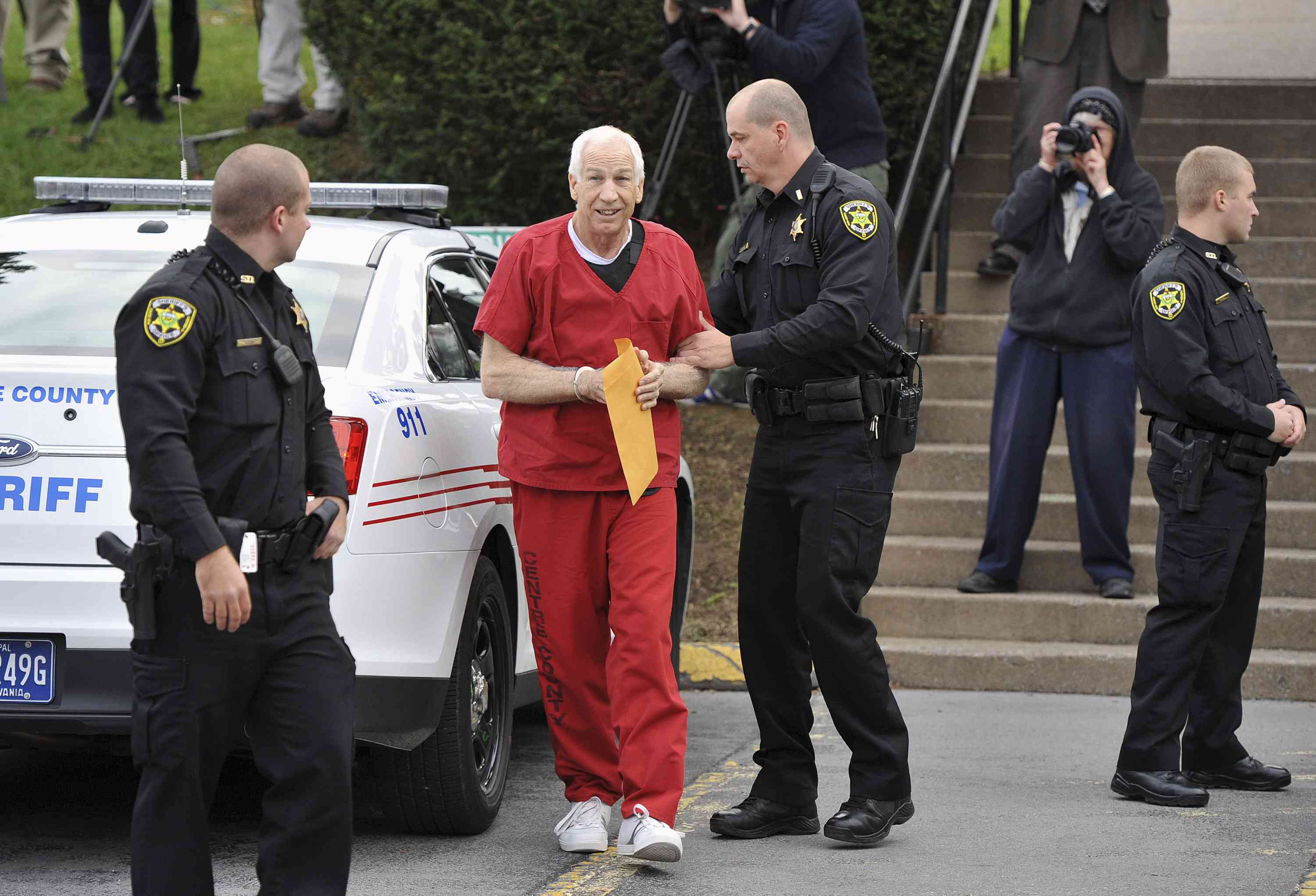 Ex-Penn State coach Jerry Sandusky sentenced to 30-60 years - The World ...