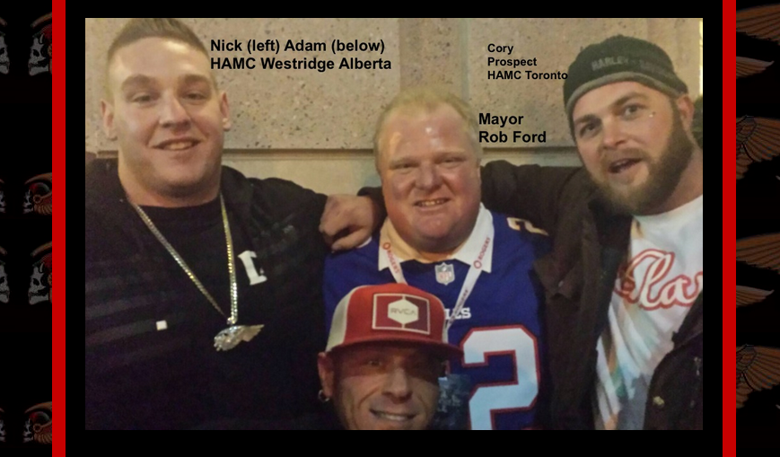Rob Ford unwittingly befriends violent motorcycle gang members - The ...