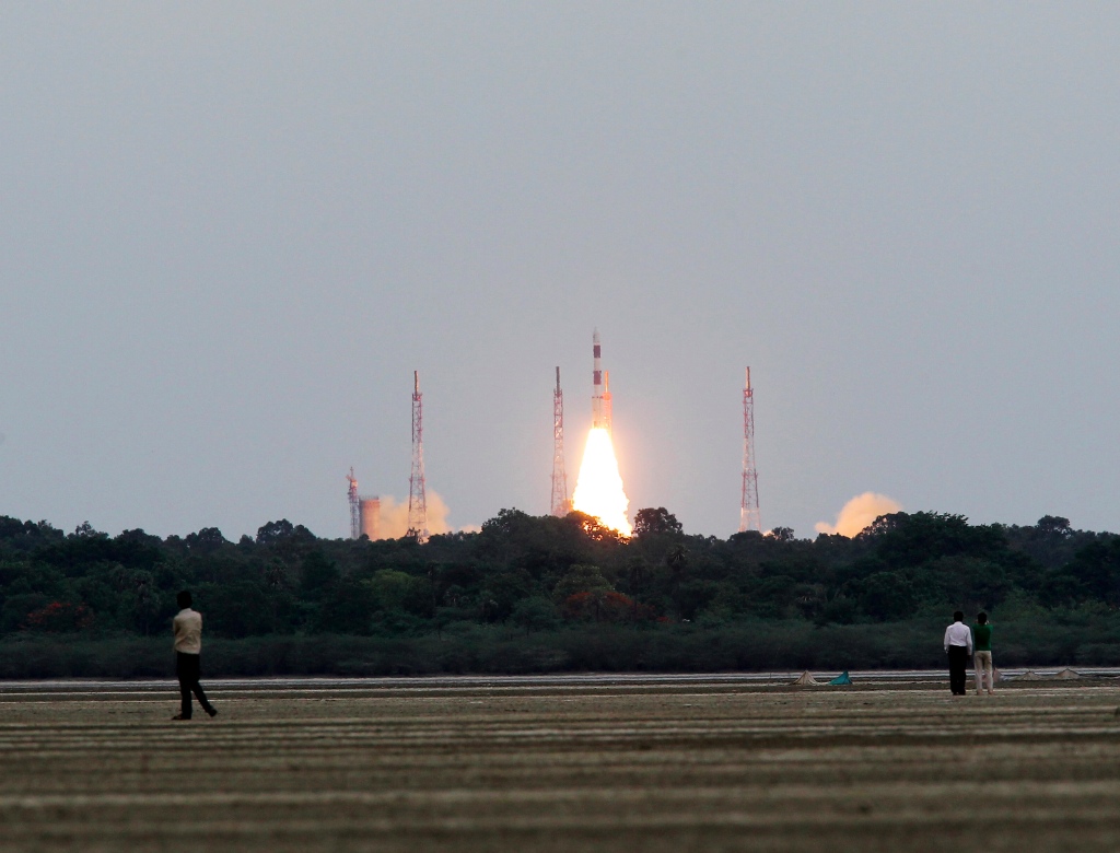 India launches 7-satellite rocket to watch for asteroids, record ...