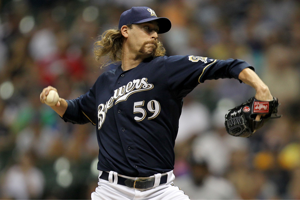 John Axford, pitcher for Milwaukee Brewers, 'dominates' Oscar ...