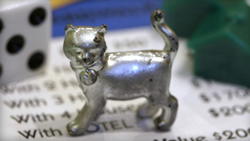 Monopoly announces cat to replace the iron on property trading game ...