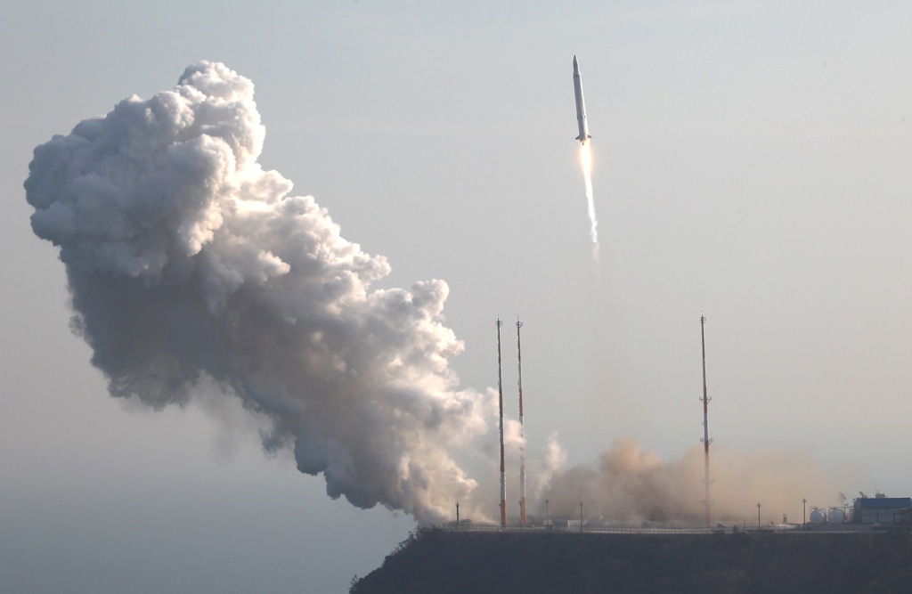 South Korea launches first space rocket, puts satellite in orbit - The ...