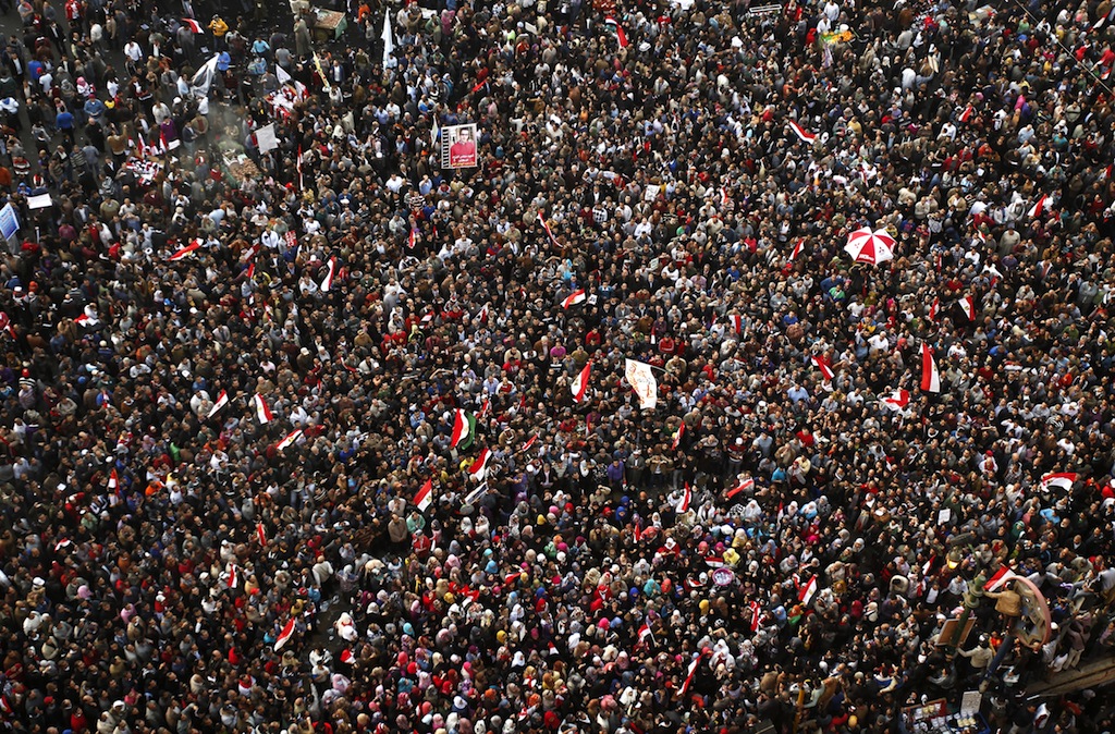 Tahrir Square protests mark Egypt revolution's 2nd anniversary - The ...