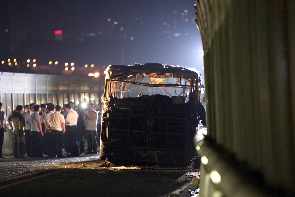 Suicidal man named as suspect in deadly China bus fire - The World from PRX