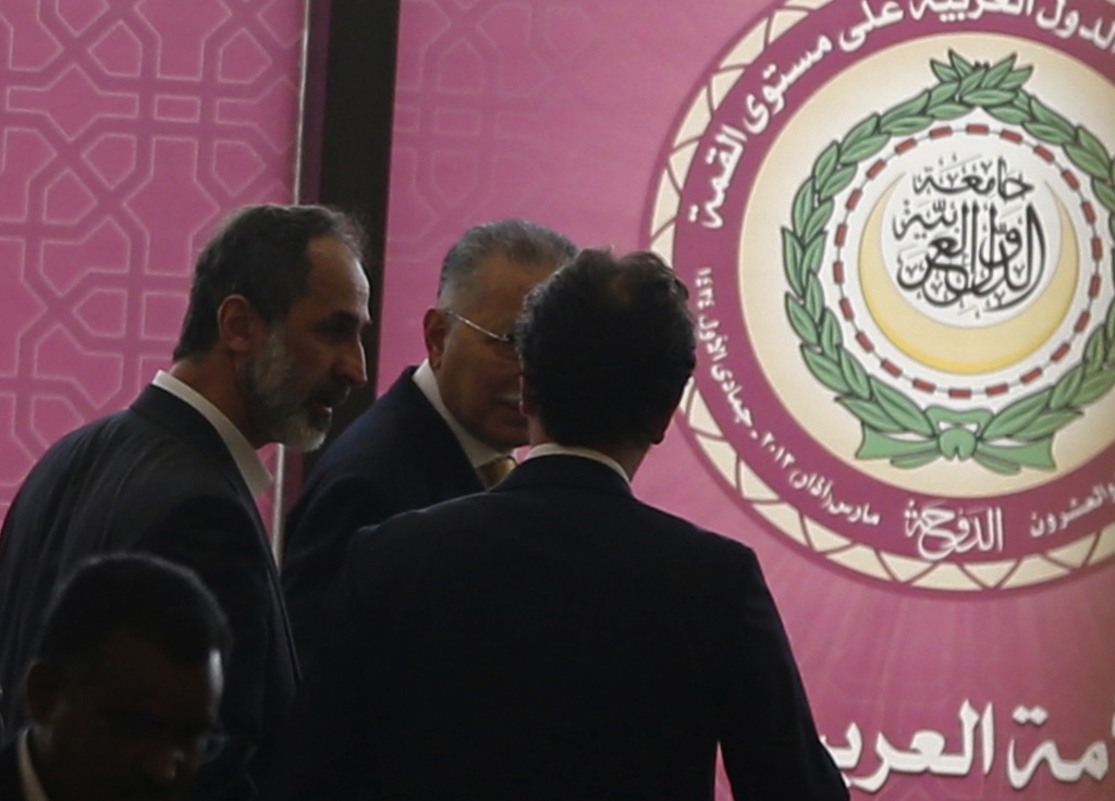 Moaz al-Khatib of Syrian opposition takes Arab League seat - The World ...