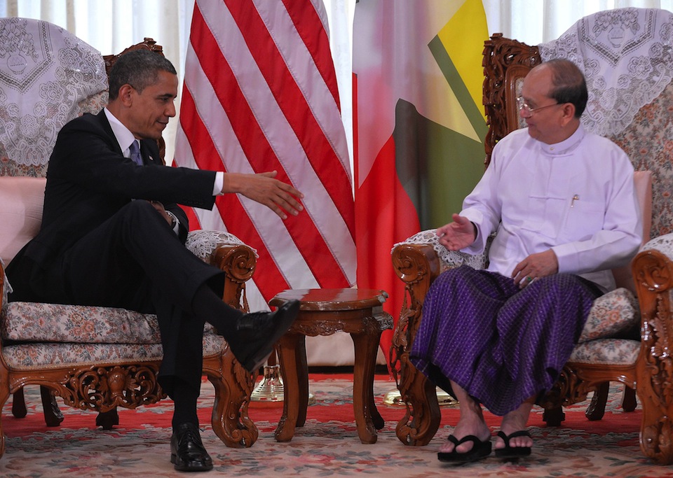 Myanmar President Thein Sein makes historic visit to White House - The ...