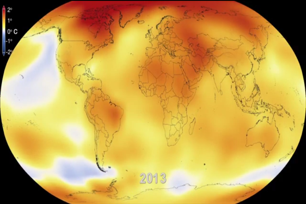 Watch 6 decades of global warming in 14 seconds, courtesy of NASA - The ...