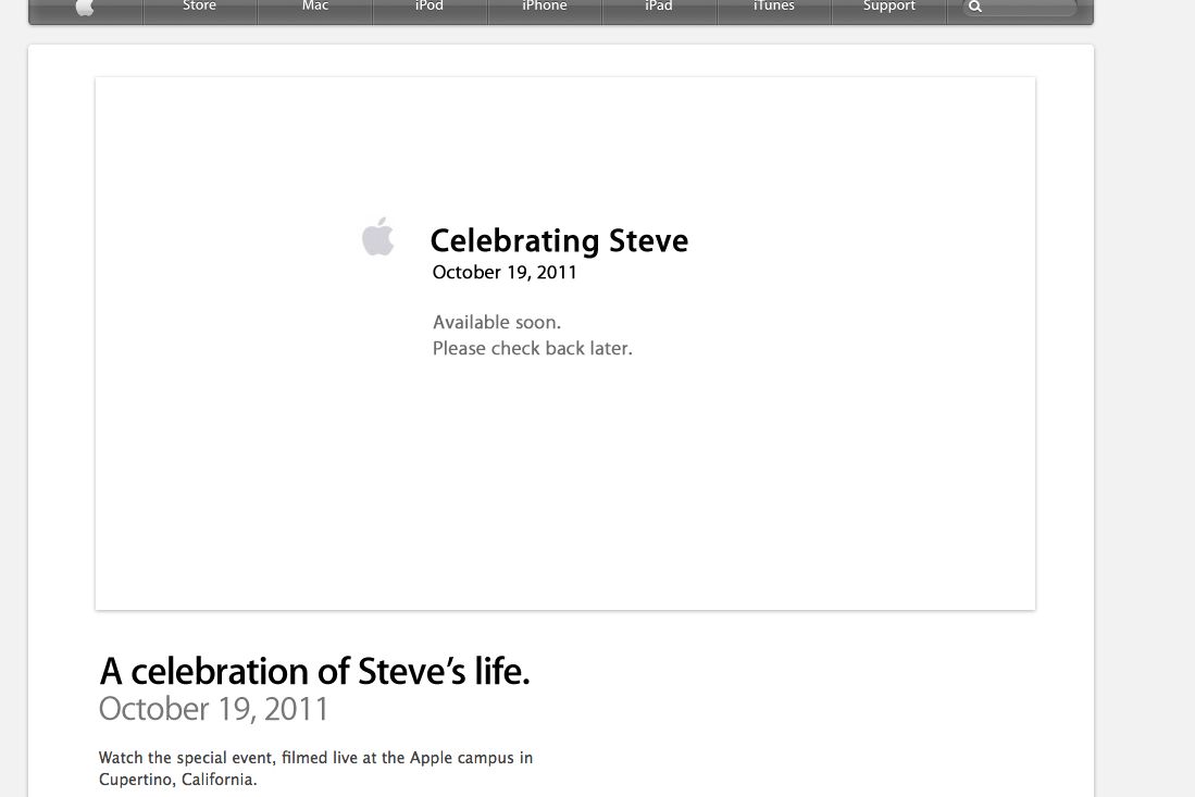 Apple posts video of Steve Jobs employee memorial - The World from PRX