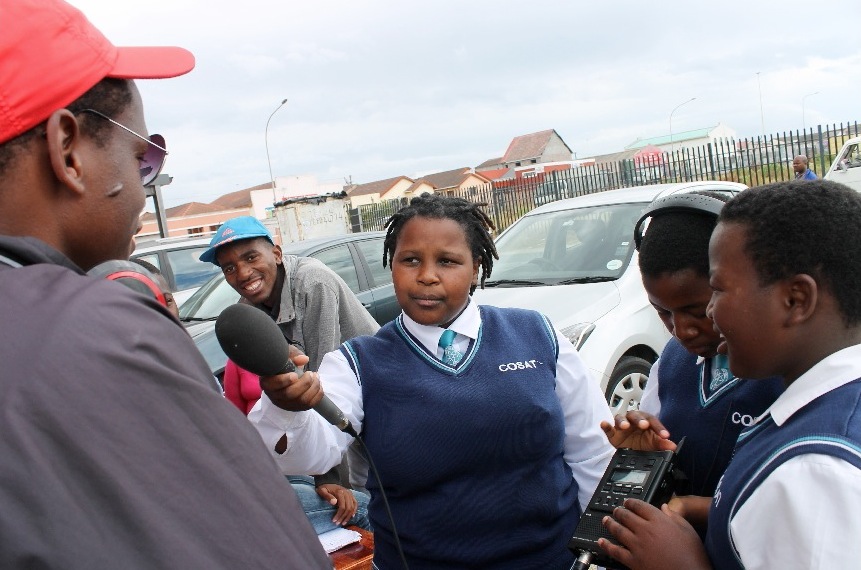 School Year Blog: South African high school students learn radio ...
