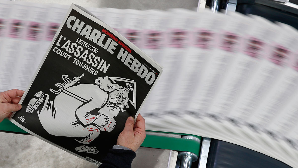 On the anniversary of the attacks on Charlie Hebdo, the magazine ...