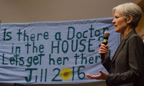 Green Party presidential candidate Dr. Jill Stein is calling for a ...