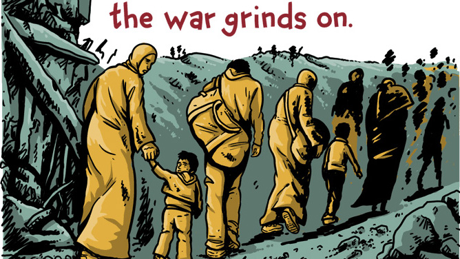 A Bay Area journalist draws cartoons to wake the world to the Syrian ...