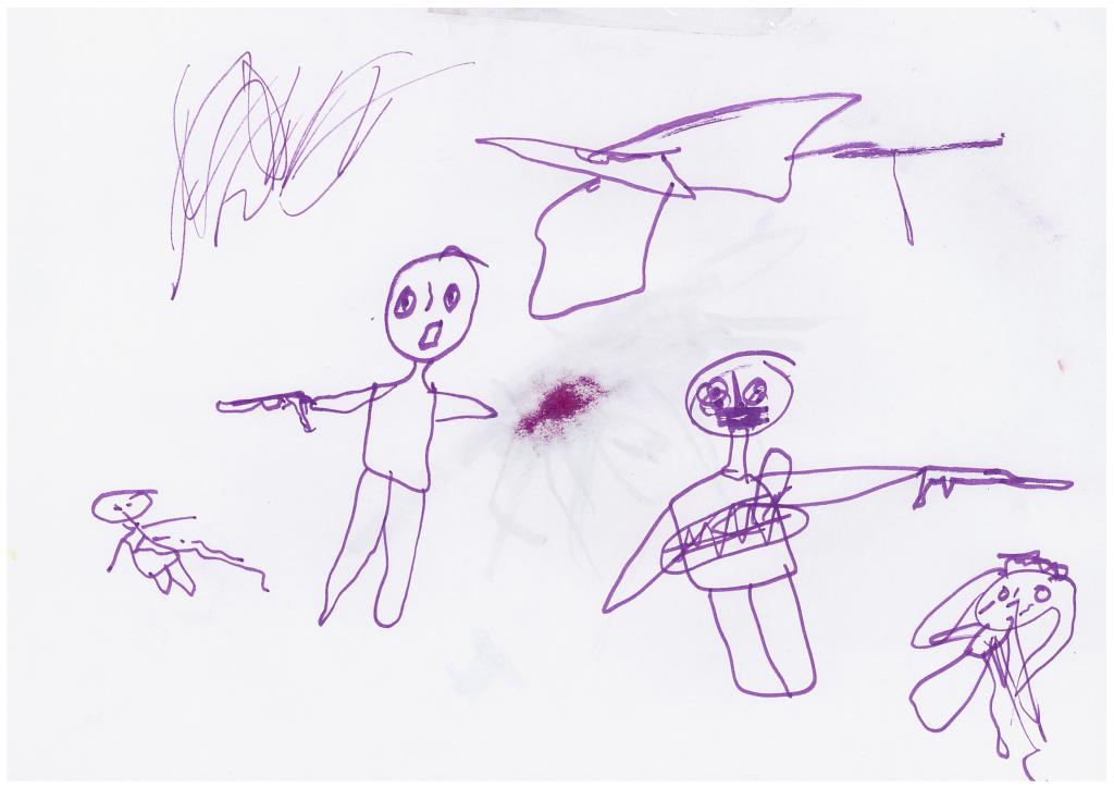 Here's how Syrian children draw their lives - The World from PRX